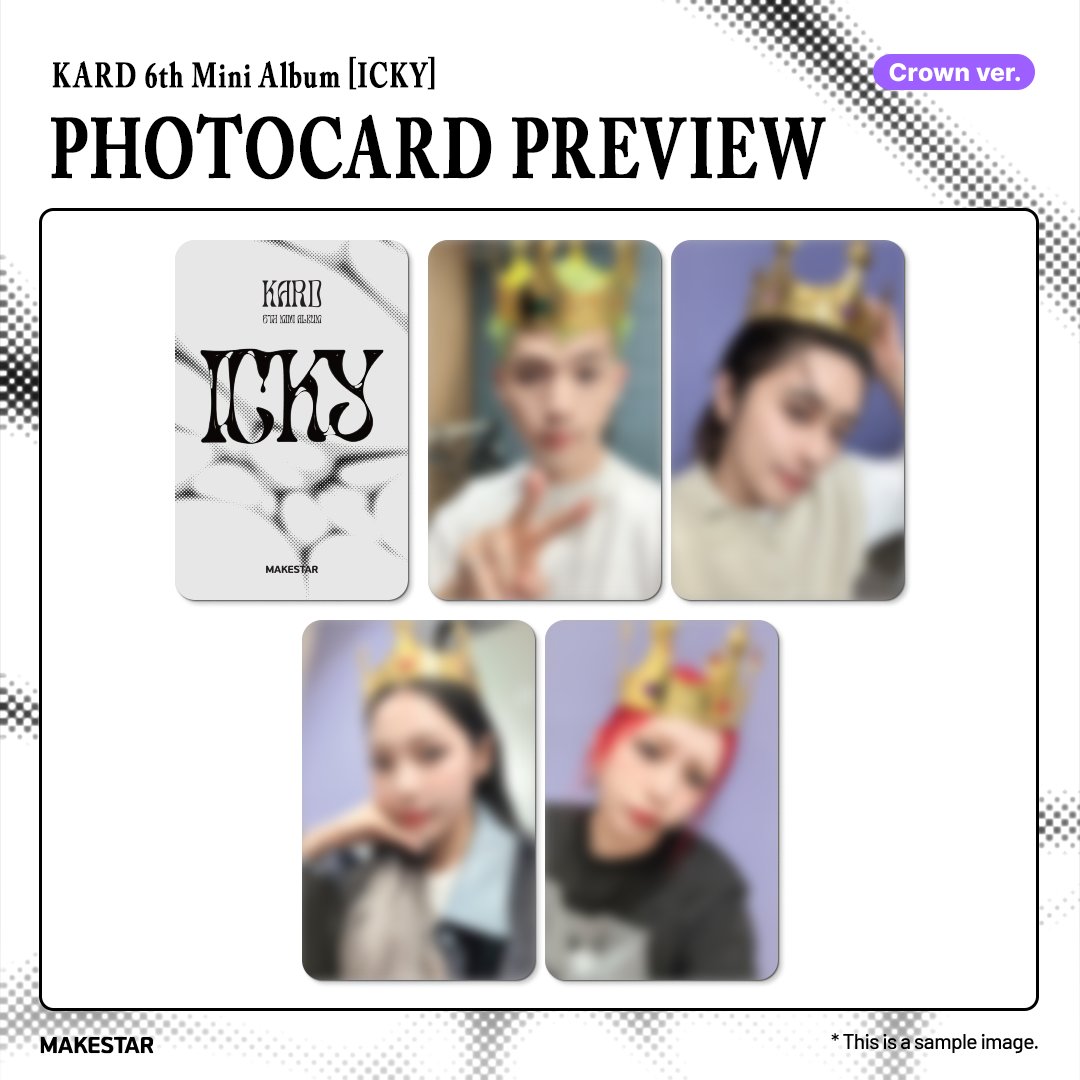 MAKESTAR on Twitter: "#카드 #KARD 6th Mini Album [ICKY] (Special ver.) MEET&CALL EVENT ⏰마감 D-1⏰ ...
