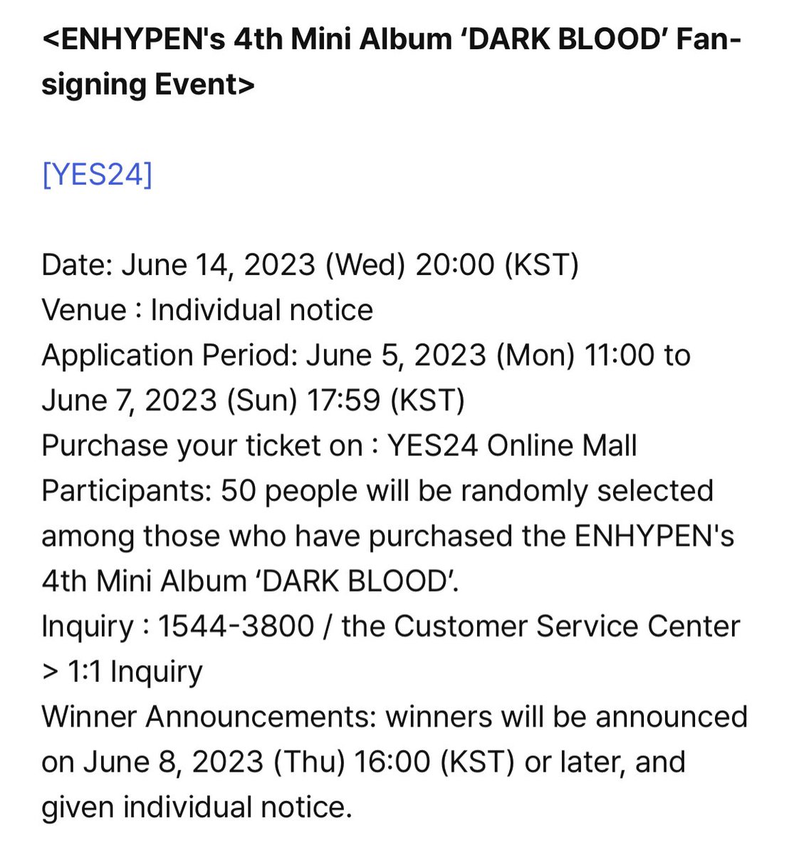 ENHYPEN THAILAND รับสมัครแอดมินเกา-ไทยที่📌 on Twitter: "[INFO] 230605 (1) #ENHYPEN’s 4th Mini ...