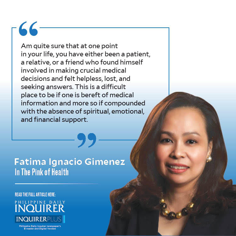 Inquirer on Twitter: "RT @Inq_Opinion: Today's #InThePinkofHealth by Fatima Ignacio Gimenez ...