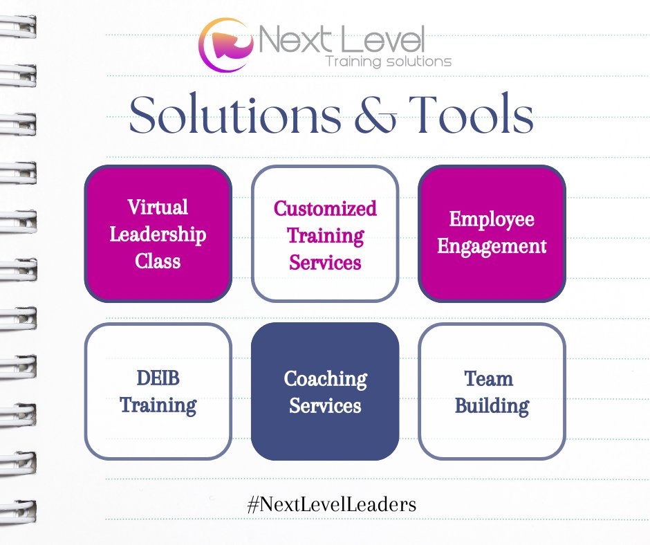 Tina Gilbert on Twitter: "Next Level Training Solutions: Let us be your trusted partner to ...