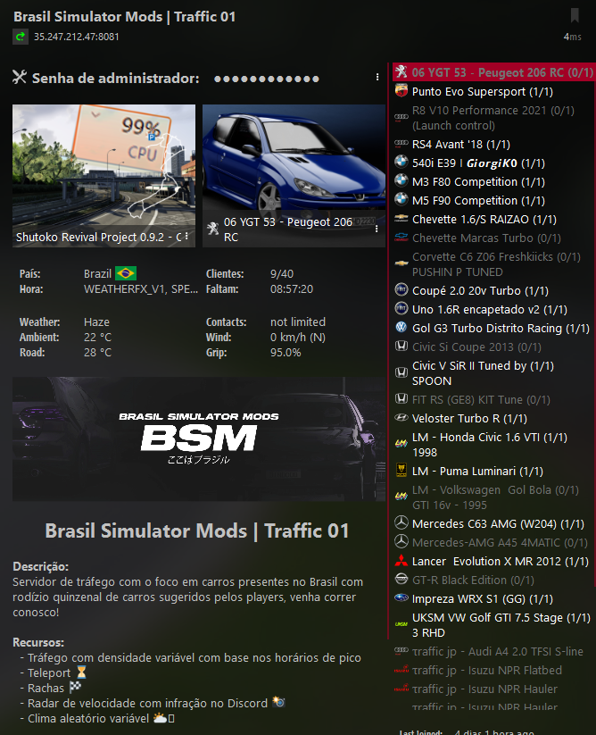 Brasil Simulator Mods on Twitter: "SAIU O TERCEIRO PACK DE CARROS NO NOSSO SERVIDOR!! DEPOIS DE ...