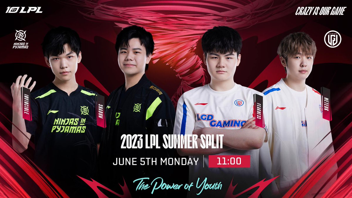 LPL on Twitter: "Starting off Week 2 of #LPL madness, it's NIP vs LGD! Can LGD find their first ...