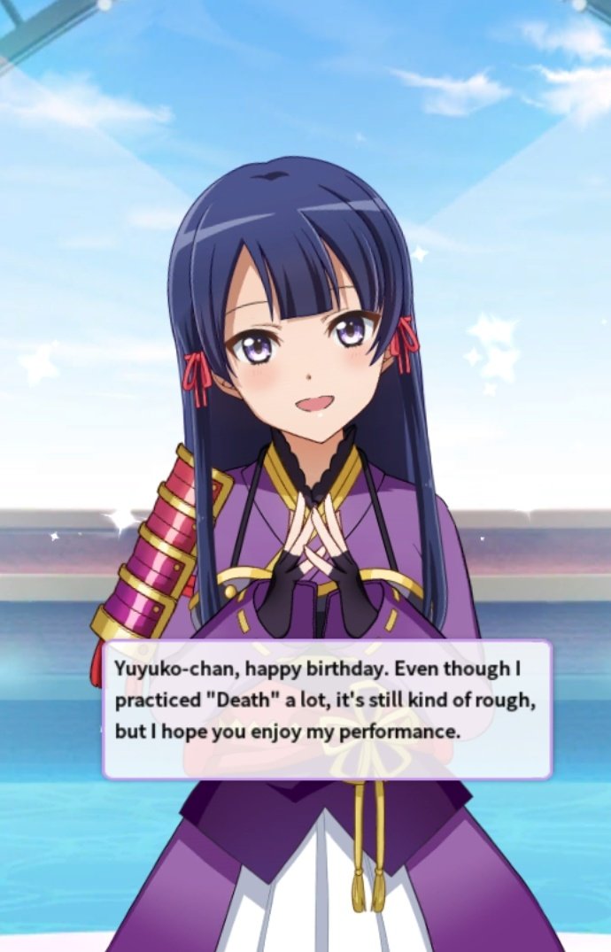Daily Starlight on Twitter: "Birthday messages from the other Rinmeikan girls! https://t.co ...