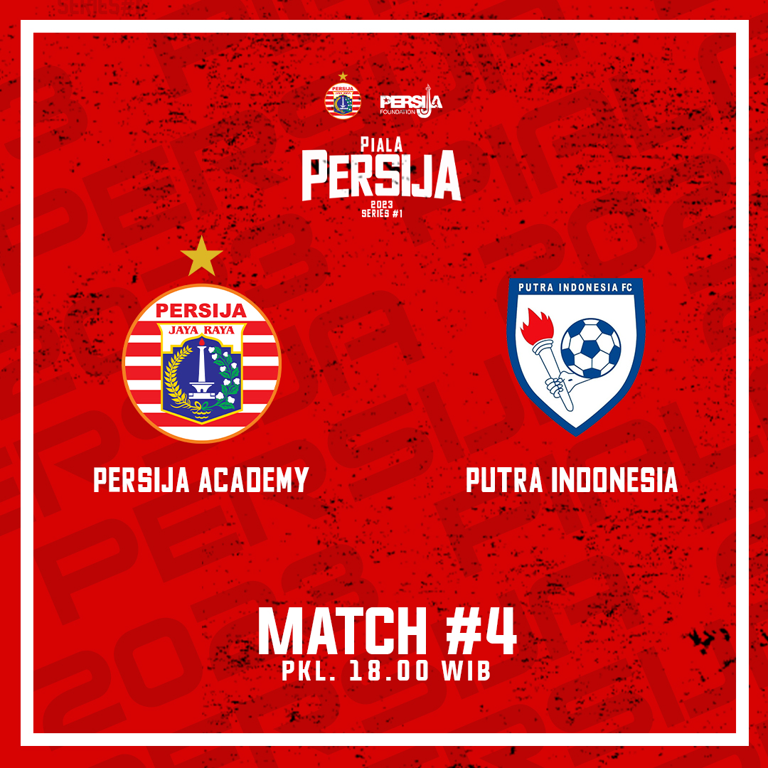 Persija Foundation on Twitter: "Jadwal Pertandingan Hari Ini Match #3: Menteng Yunior v Maesa ...
