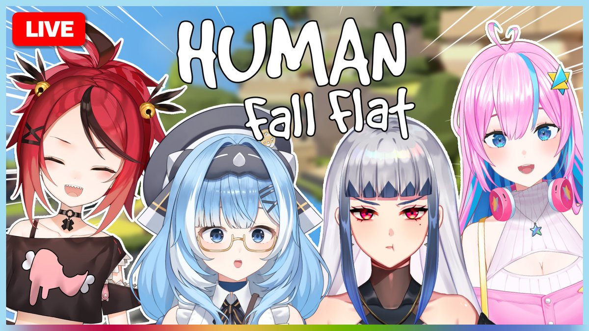 CERA 🎃| PLG on Twitter: "♡┈┈ 【 Human Fall Flat 】อ้ายมาสี่คน ft.@ZonaPLG @TamamiPLG @RexaPLG ...