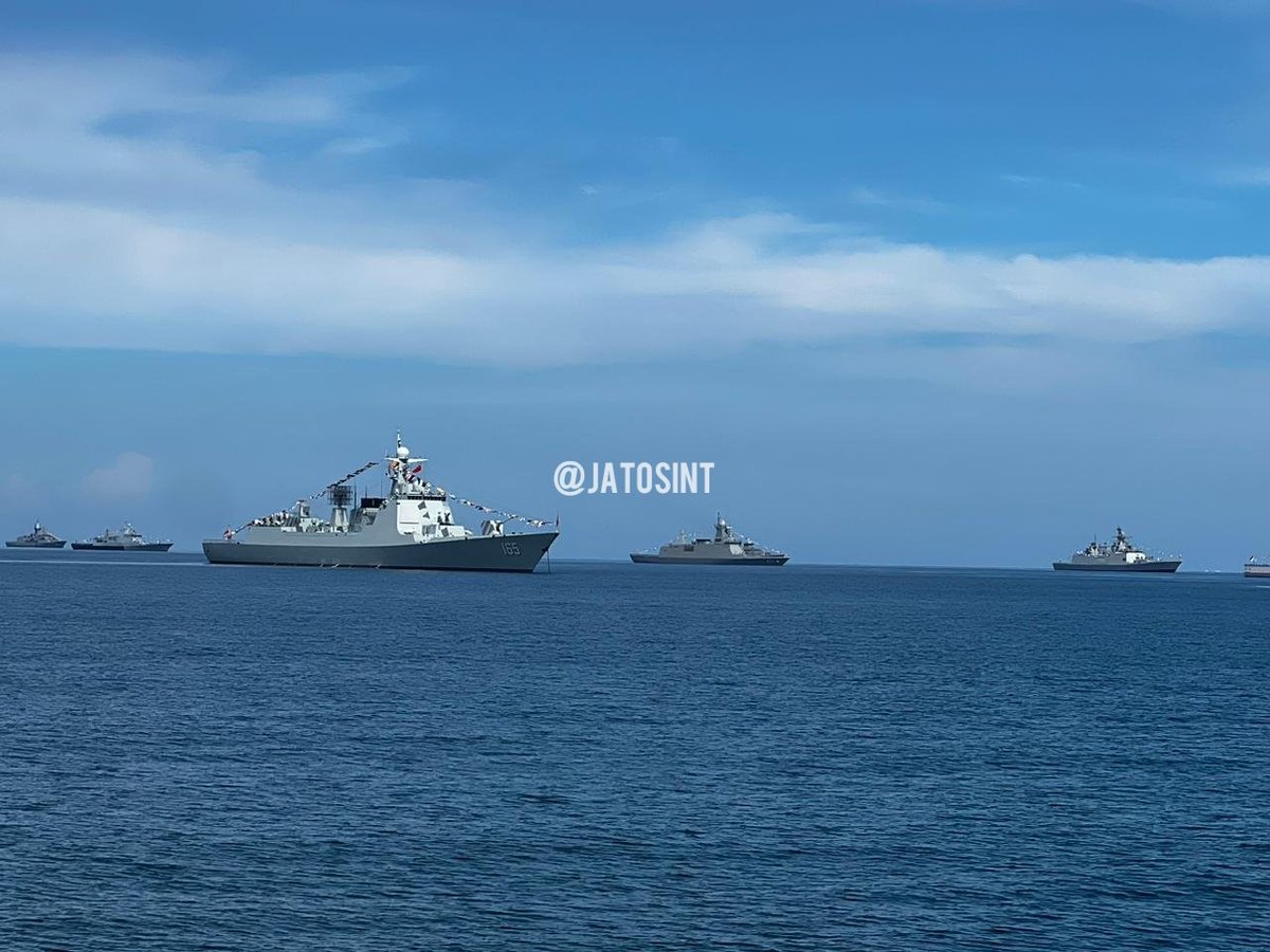 JATOSINT on Twitter: "/4 🇨🇳 People's Liberation Army Navy #PLAN Type 052D Destroyer Zhanjiang ...