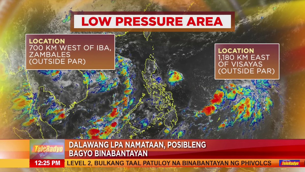 ABS-CBN News on Twitter: "RT @DZMMTeleRadyo: May binabantayang dalawang low pressure area na ...