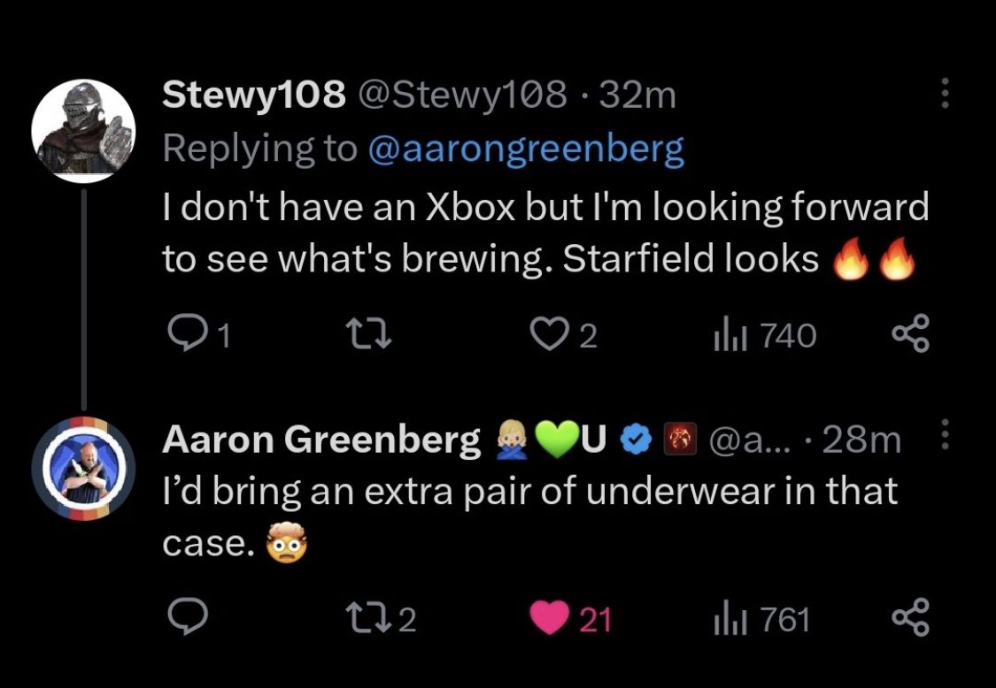 Sn0w1n ~ The Mower • on Twitter: "🤭 Aaron Greenberg nos aconseja “un par de calzoncillos extra ...