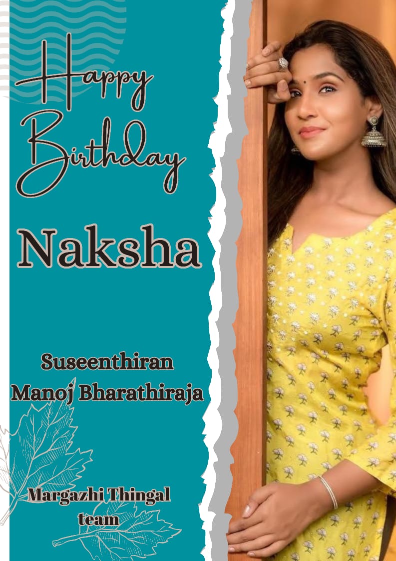 Chennaivision On Twitter Team Margazhithingal Wishing Naksha Saran A Happiest Birthday