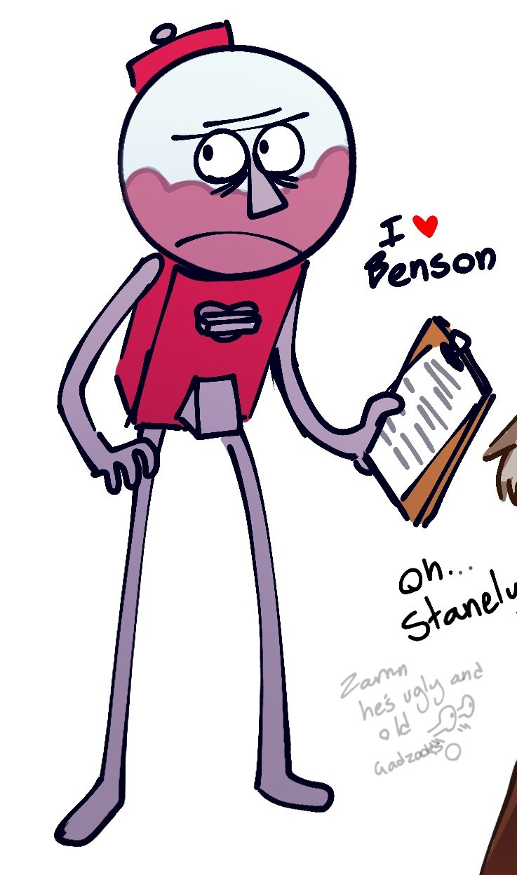 Regular Show Benson Angry