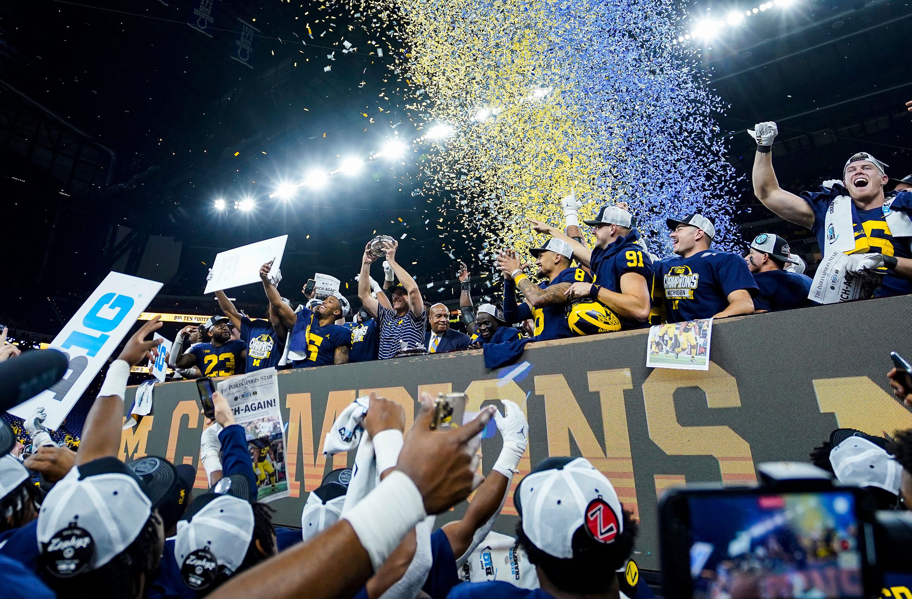 Maize n Brew on Twitter: "Mich-Again! The #Michigan Wolverines received their Big Ten ...