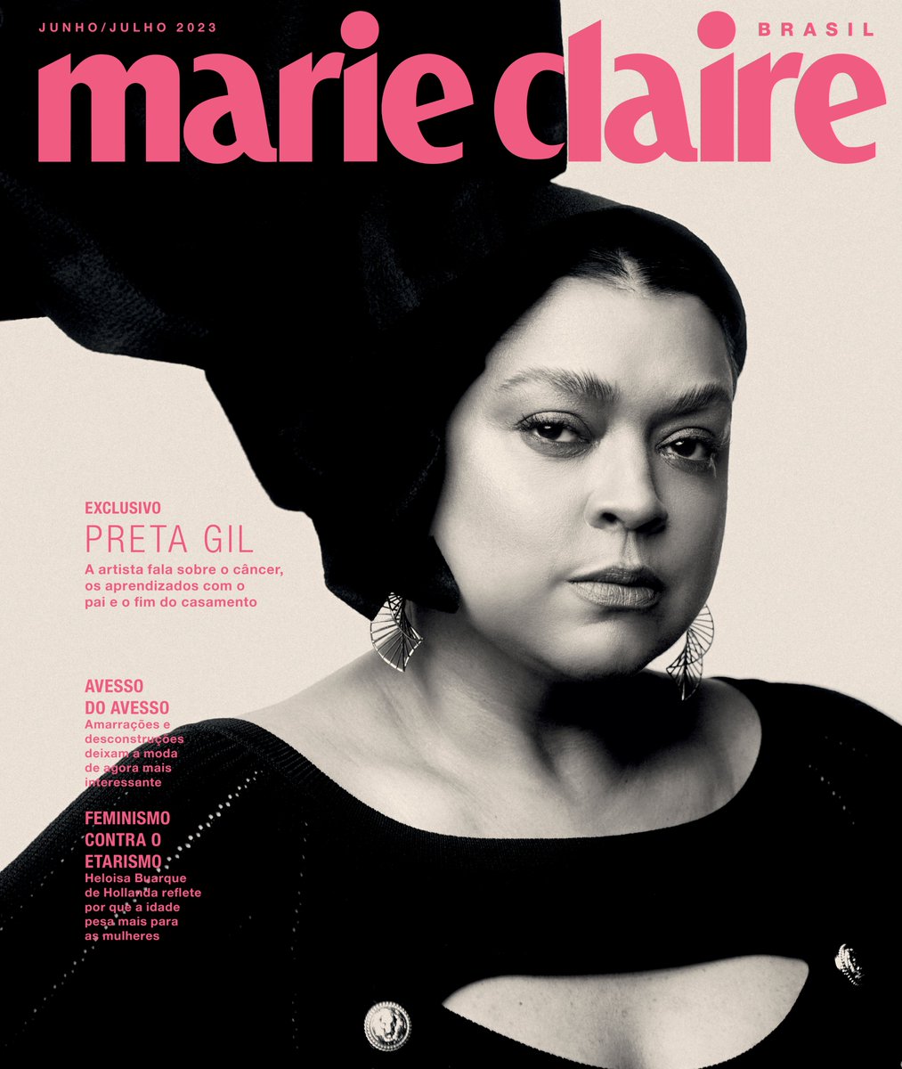 Marie Claire Brasil on Twitter: "Com vocês, @PretaGil 😍 a capa de Marie Claire junho/julho"