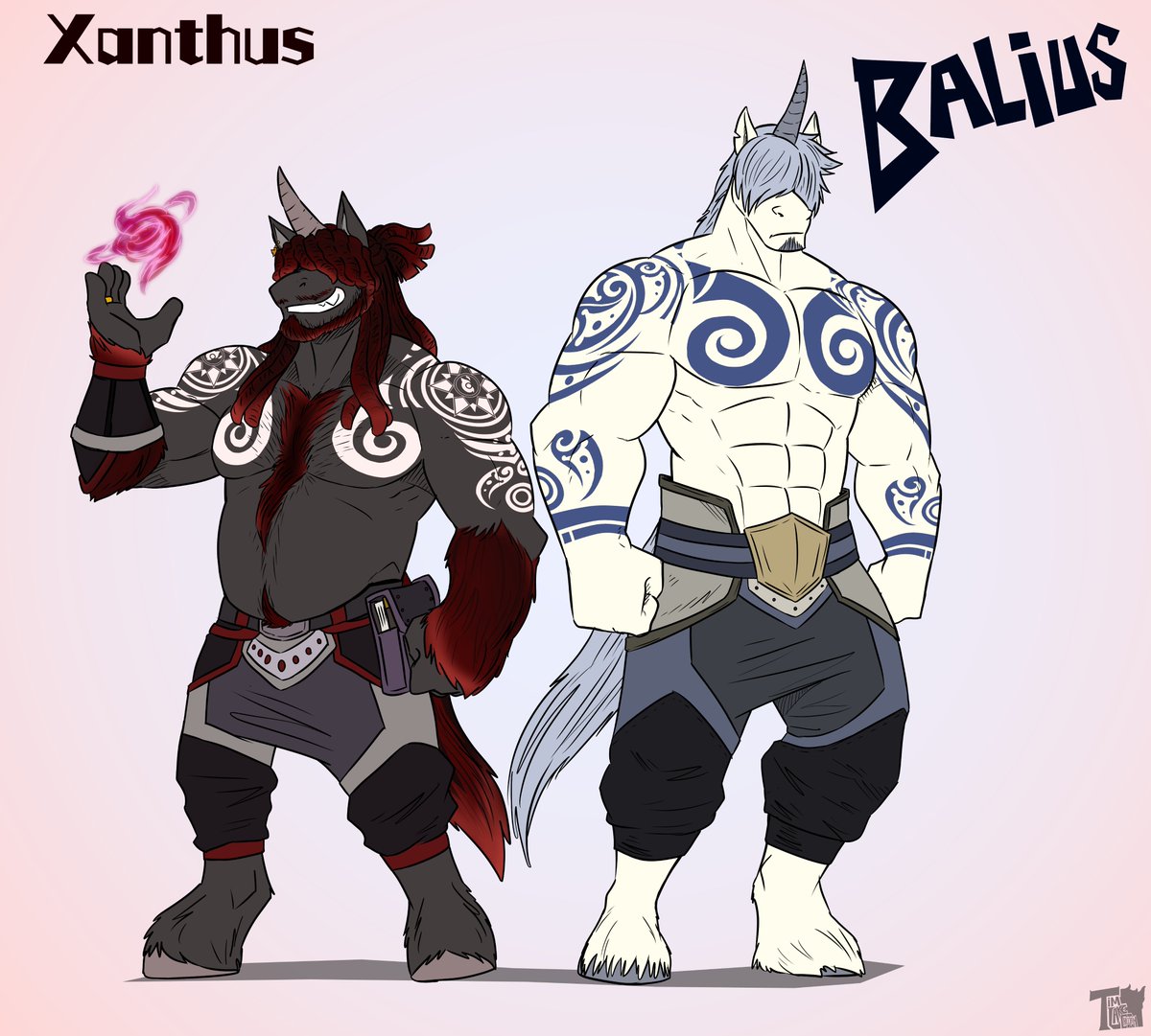 TimLake (NSFW) on Twitter: "RT @TimLakeCheetah: The two unicorn brothers together. Xanthus and ...