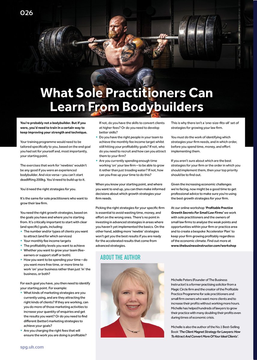 East Park Communications on Twitter: "SOLO Spring 2023 What Sole Practitioners Can Learn From ...