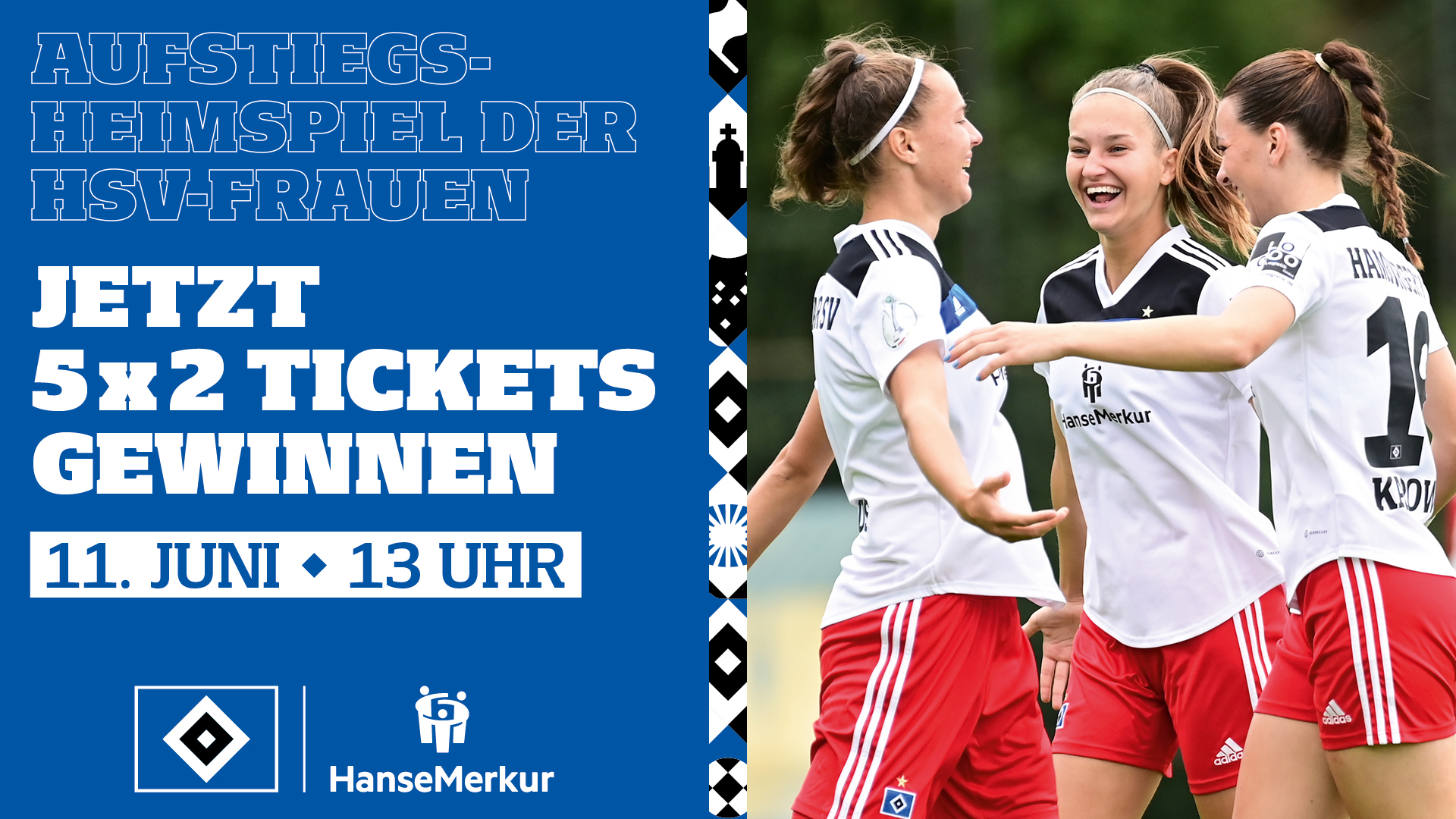 HSV e.V. on Twitter: " 5x2 Tickets für das Aufstiegsheimspiel der HSV-Frauen gewinnen Die Partie ...