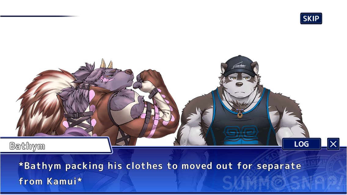 AARON | アーロン on Twitter: "Bathym is ready to moved out. Both are said goodbye to each other and ...