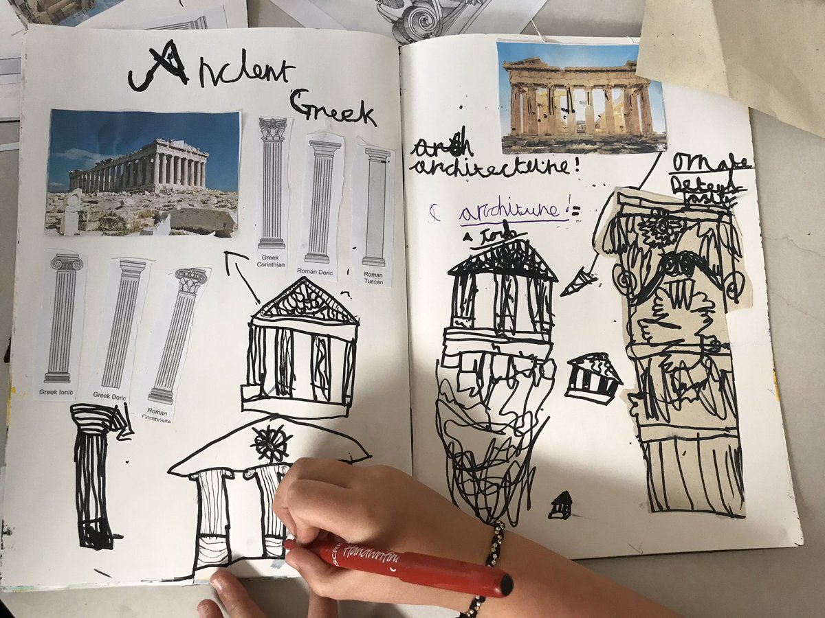 Gomersal Primary Art on Twitter: "Y3 have started their Ancient Greek ...