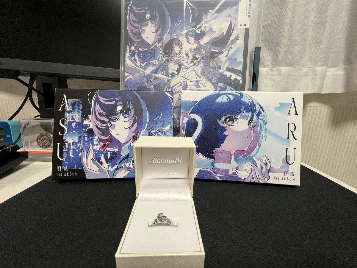 明透 -ᴀsᴜ-@4/26 Albemuth新曲「guilty」リリース！ on Twitter: "2月にやった2マンライブ後に受注したメモリアルリング、ぞくぞくと皆の元に届いてるみたい、な ...