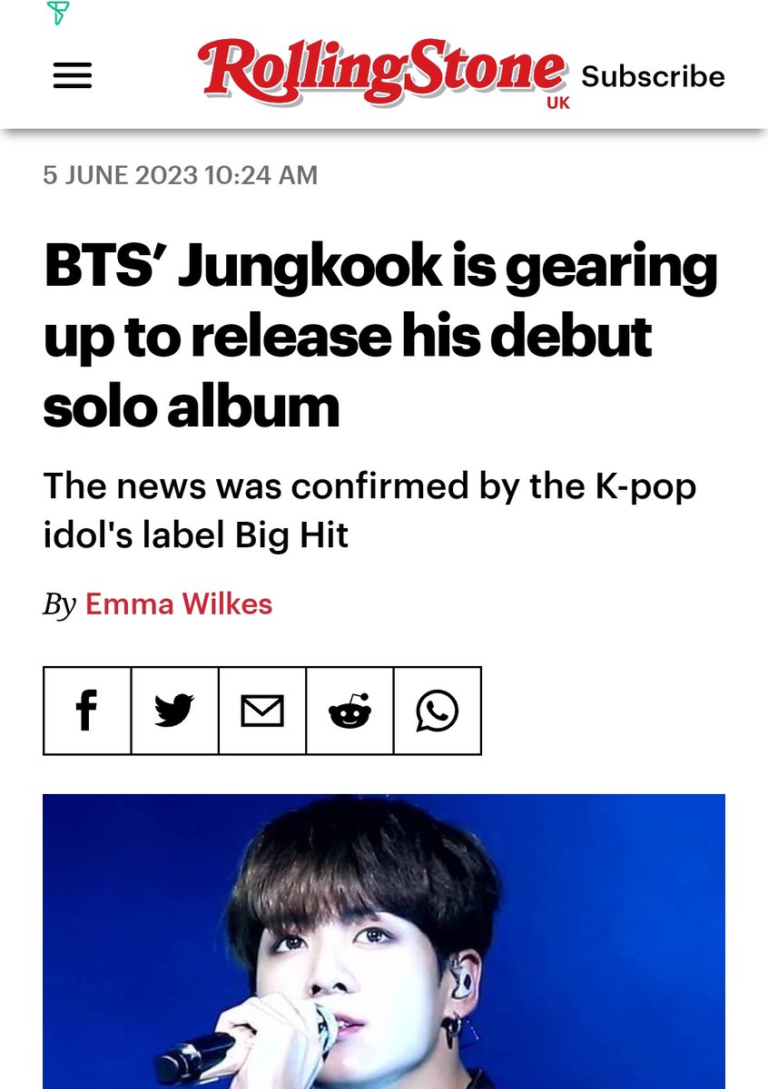 JK Radio Updater on Twitter: "📊| Rolling Stone UK: BTS’ Jungkook is gearing up to release his ...