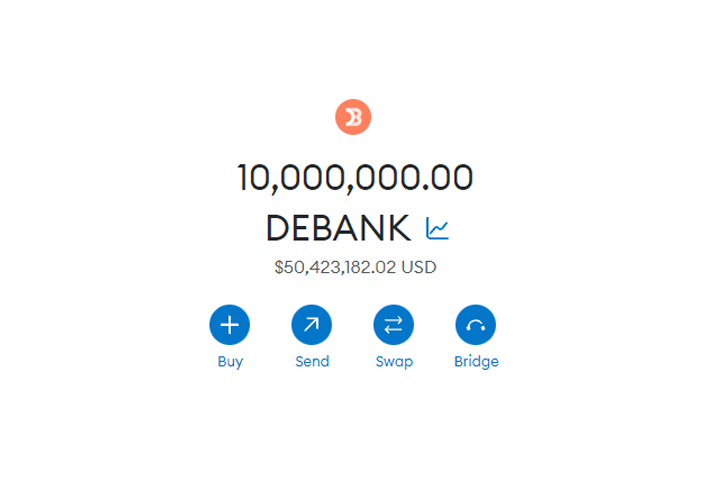 Debank on Twitter: "Debank contract address: 0xe87E0ee01aa0e836F005E67c251a56E1C17237F2 47% of ...