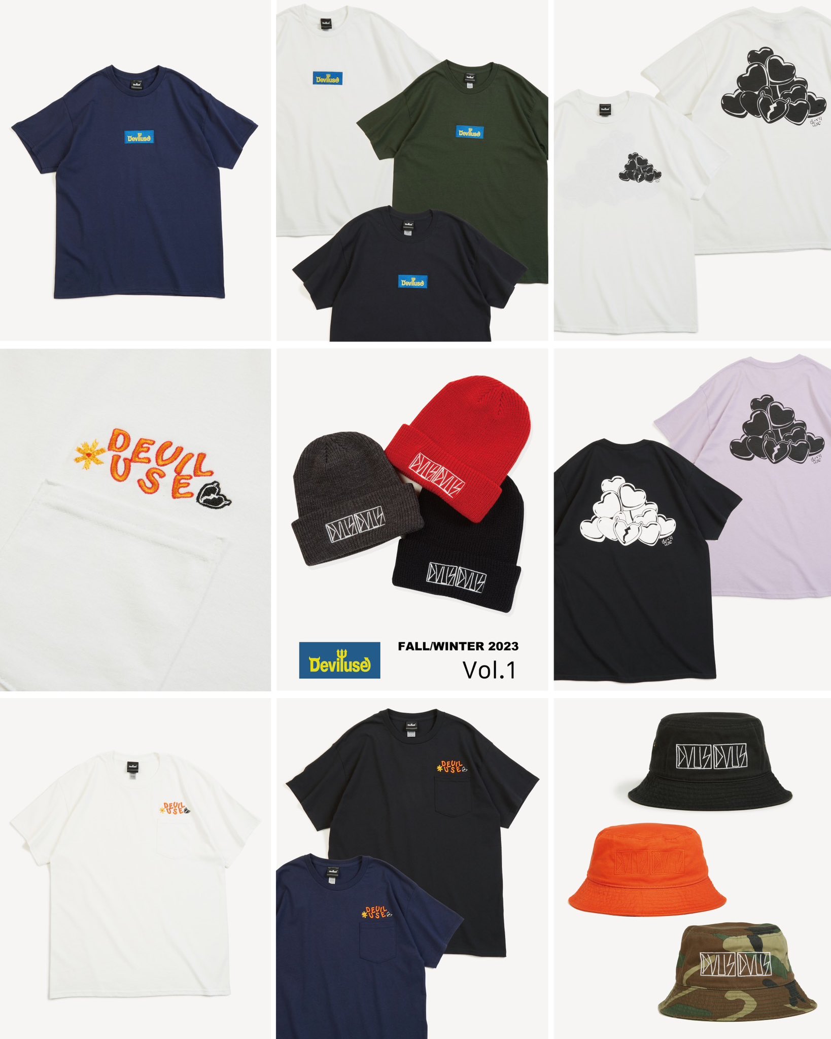 deviluse Flag Store on Twitter: "FALL/WINTER 2023 Vol.1 06.10(sat)-JST 19:00 START ONLINE STORE ...