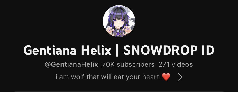 Gentiana Helix 🐺🖤 SNOWDROP ID on Twitter: Gentiana Helix 🐺🖤 SNOWDROP ID on Twitter: