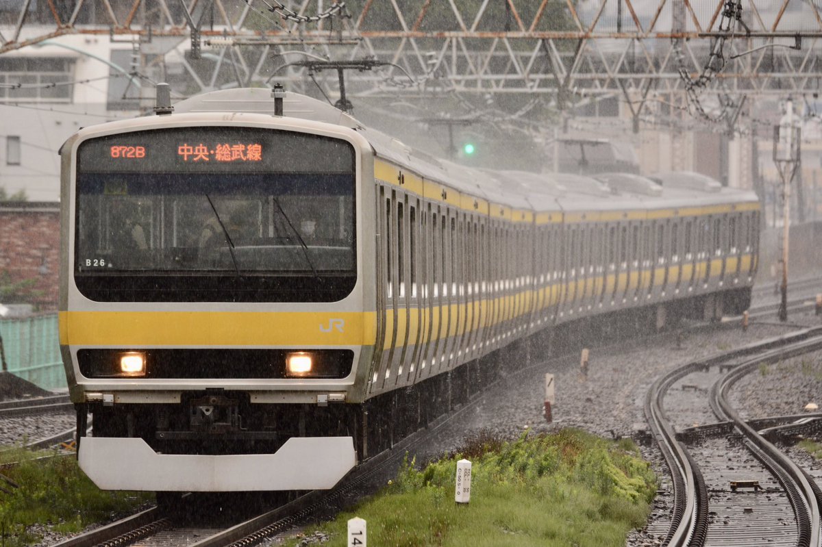 クレシン on Twitter: "JR東日本旅客鉄道 E231系0番台八ﾐﾂB26編成 872B各駅停車千葉行 撮影日2023.6.2"