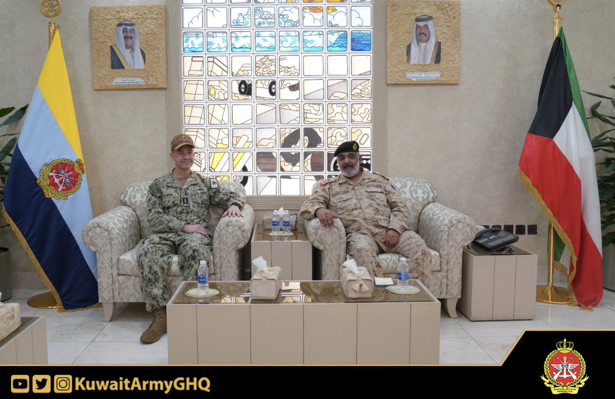Kuwait Army الجيش الكويتي On Twitter استقبل سعادة رئيس الأركان