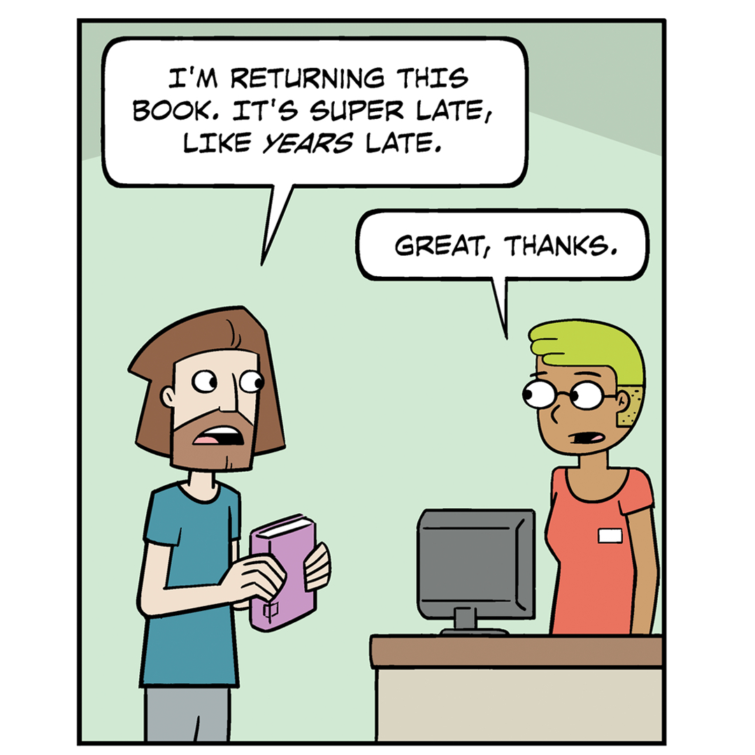 Library Comic on Twitter: "#librarylife"