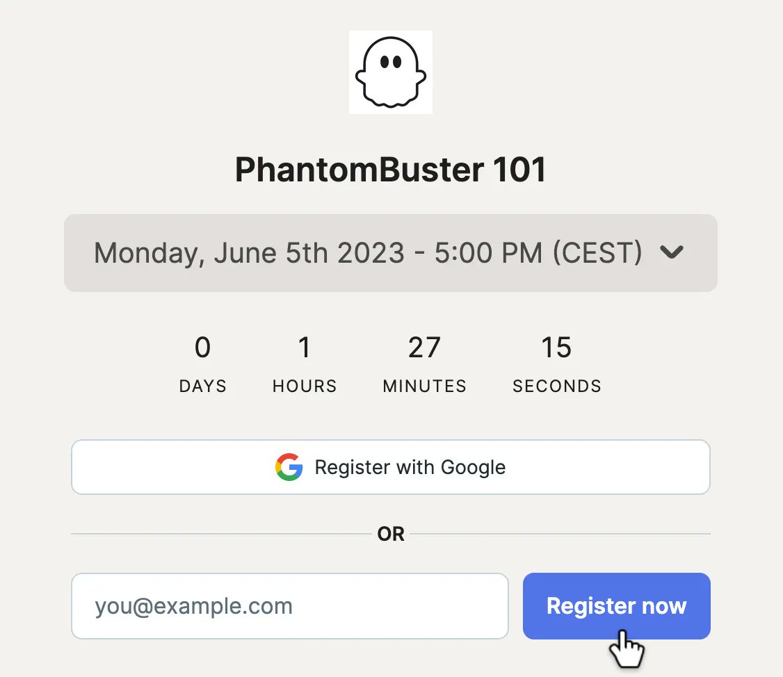 PhantomBuster on Twitter: "🔥 Less than 2 HOURS to go before your #PhantomBuster beginners' # ...