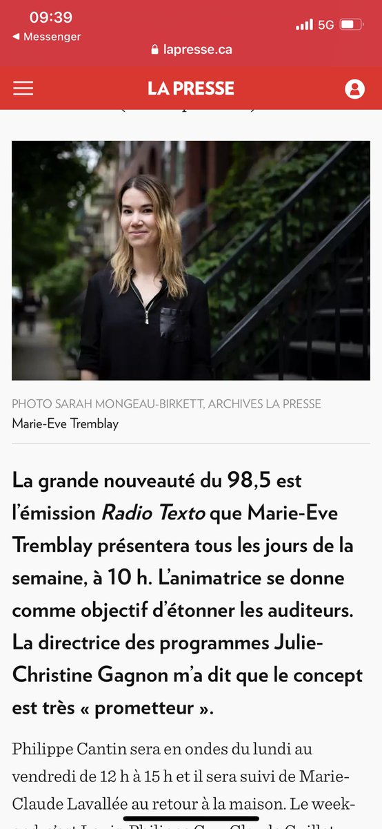Marie Eve Tremblay On Twitter Javais Hâte De Le Dire Tout Lété à