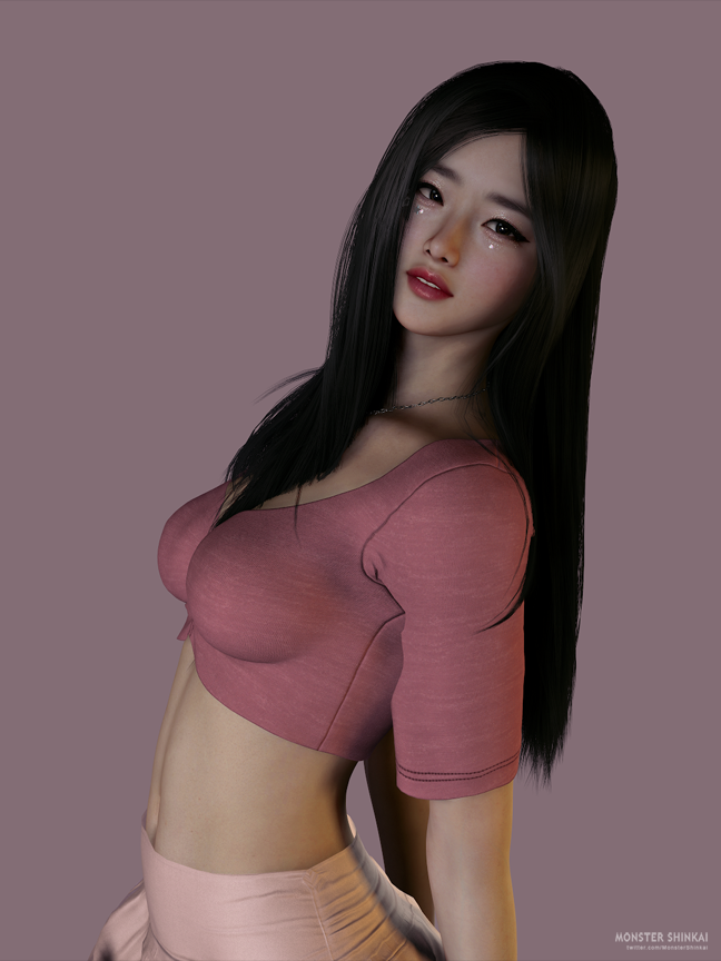 MonsterShinkai on Twitter: "Pink #virtamate #vam #3D #3DCG"