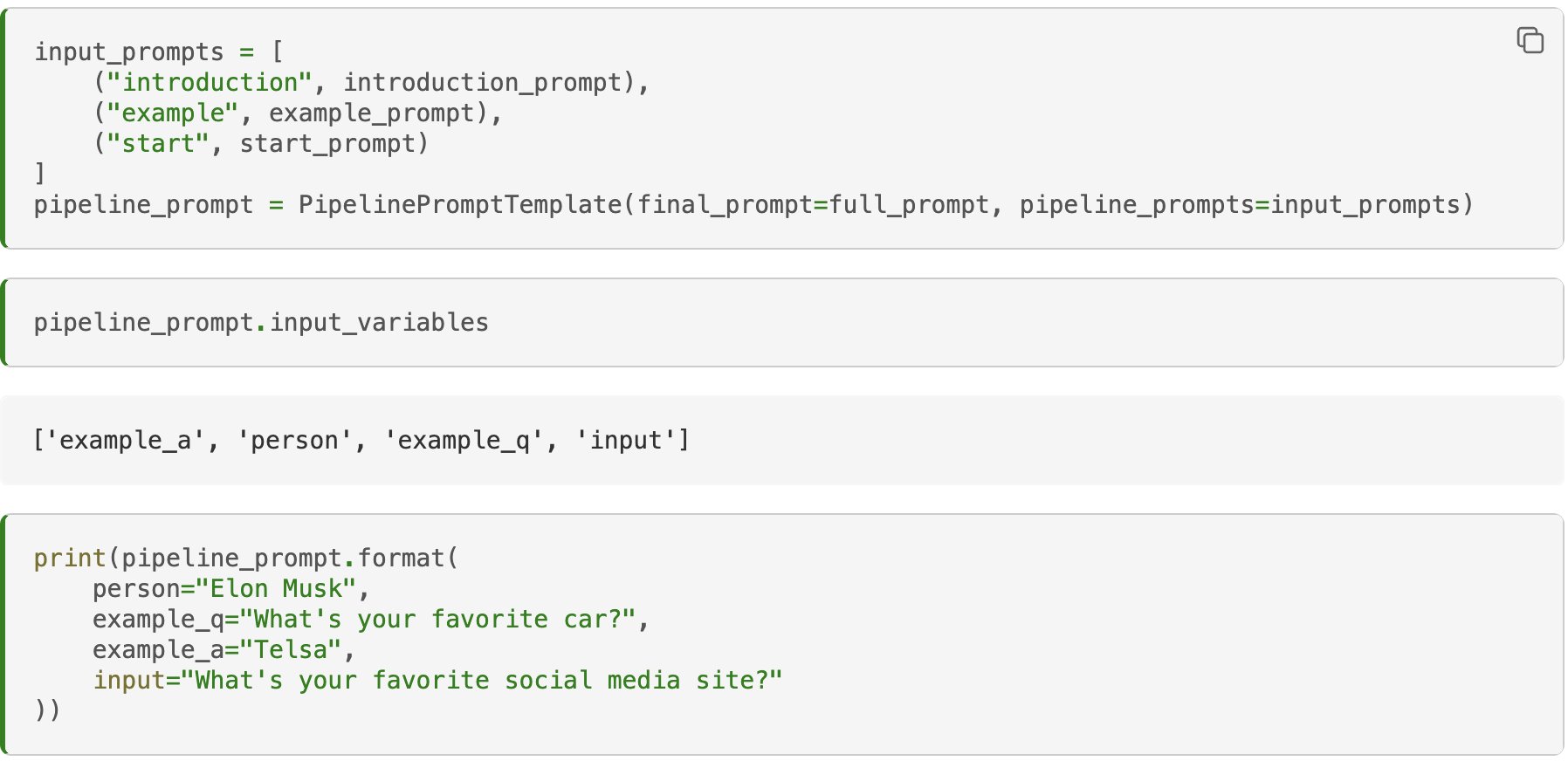 Harrison Chase on Twitter: "⭐️Composable Prompts⭐️ Wouldn't it be nice if there was a way to ...