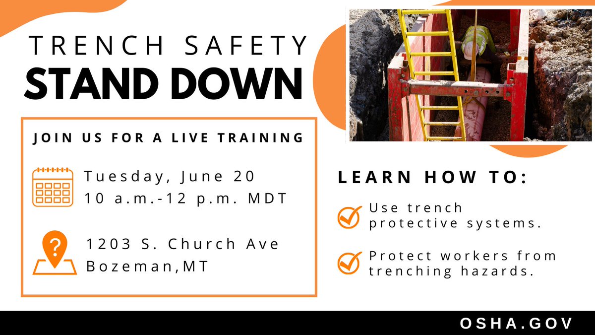 OSHA_DOL on Twitter: "Training is a critical part of ensuring worker safety. Join OSHA for this ...