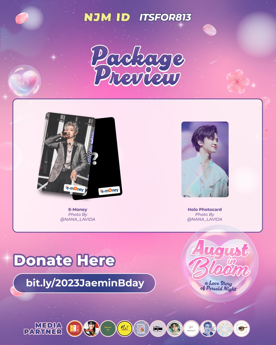 NA JAEMIN INDONESIA 🐰🐱 on Twitter: "•°• PACKAGE PREVIEW ˚ . e-money & holo photocard Photo by ...