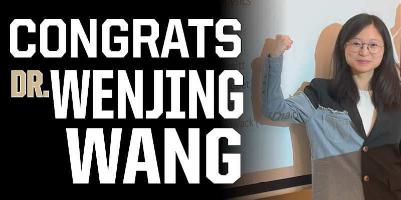 Purdue EAPS on Twitter: "Congratulations Dr. Wenjing Wang for a successful PhD defense with ...