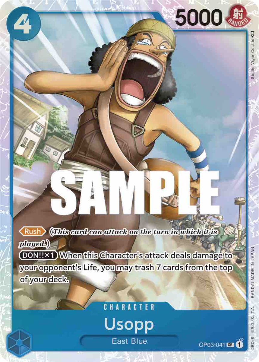 Official One Piece Card Game English Version on Twitter: "[OP-03 -PILLARS OF STRENGTH- SHOWCASE ...