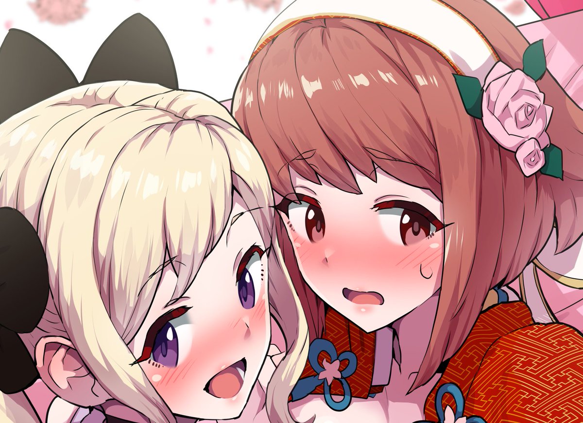 「比翼エリーゼ&サクラ絵完成。渋R-18とニジエ、Fantia(全体公開)にうpり」|昇進 S.S.S.P.のイラスト