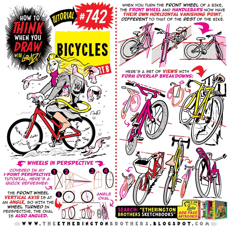 Etheringtonbrothers On Twitter Bicycles Part Two From The How To Think When You Draw