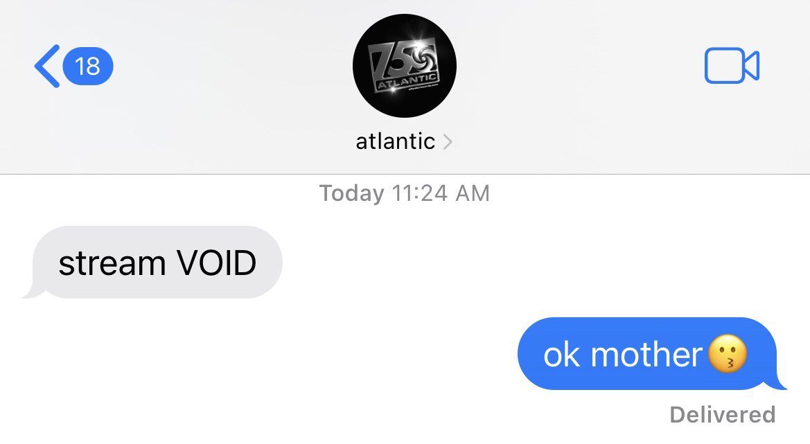 Atlantic Records on Twitter: "Well… are you streaming VOID? 🤔"