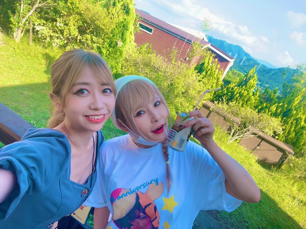 チキチキカマー ちょこ★チキリバ On Twitter キャンプの余韻💓 ぴと〜ってくっつくまなみんキャワみ👧👩💕 Manami