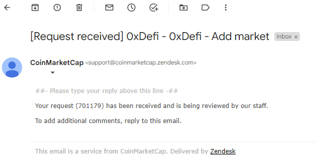 0xDefi on Twitter: "We already submitted an application to Coinmarketcap. https://t.me/Zer0xDefi ...