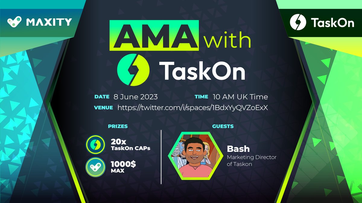 Max Protocol on Twitter: "Thrilled to announce an AMA session with @taskonxyz Together we will ...