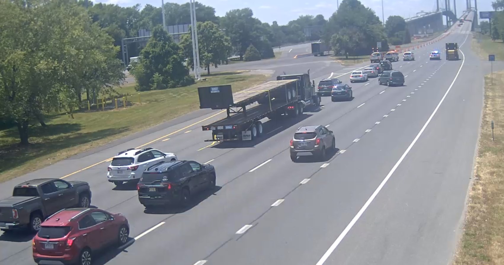 TrafficWatch on Twitter: "I-295 southbound, Delaware-bound span of the Delaware Memorial Bridge ...