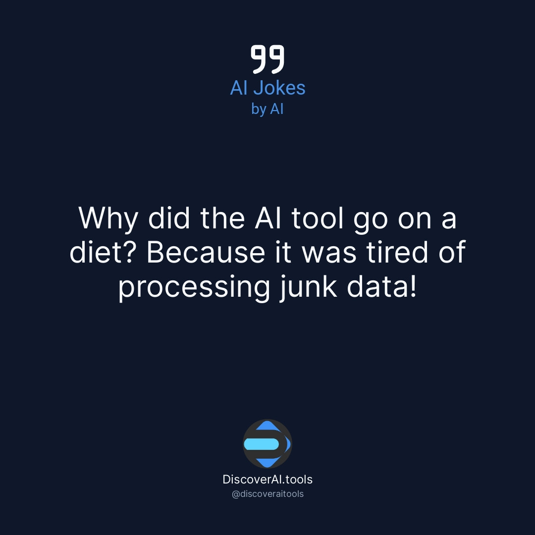 DiscoverAI.tools on Twitter: "Why did the AI tool go on a diet? Because ...