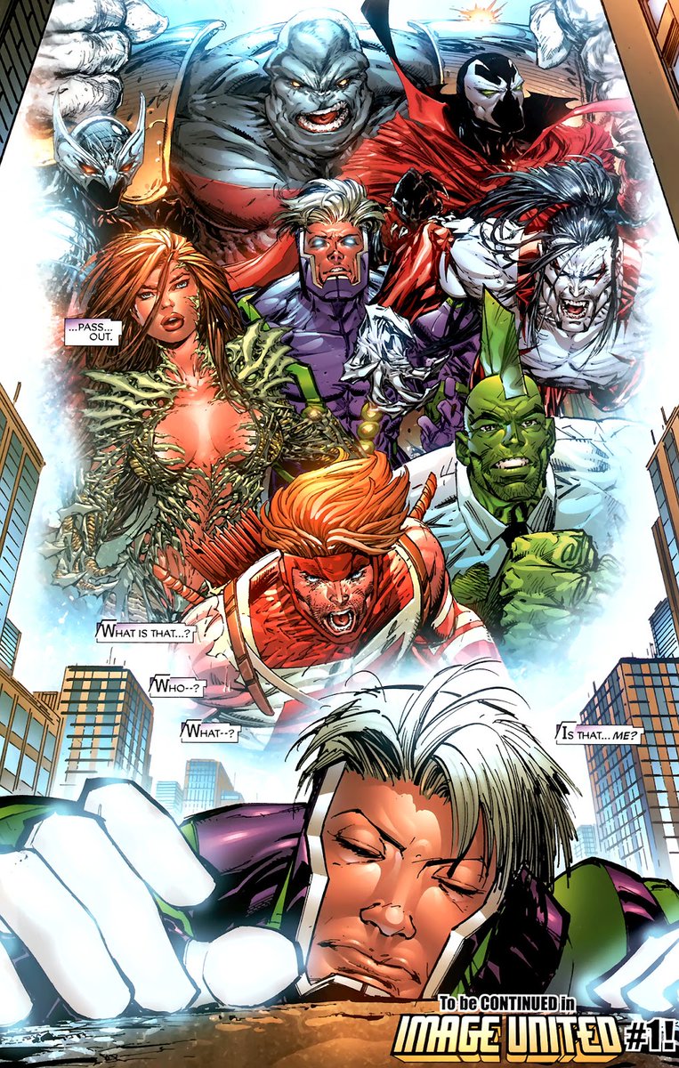 Daily Spawn Archive on Twitter: "Jim Downing's Spawn makes an appearance in Image United Prelude ...