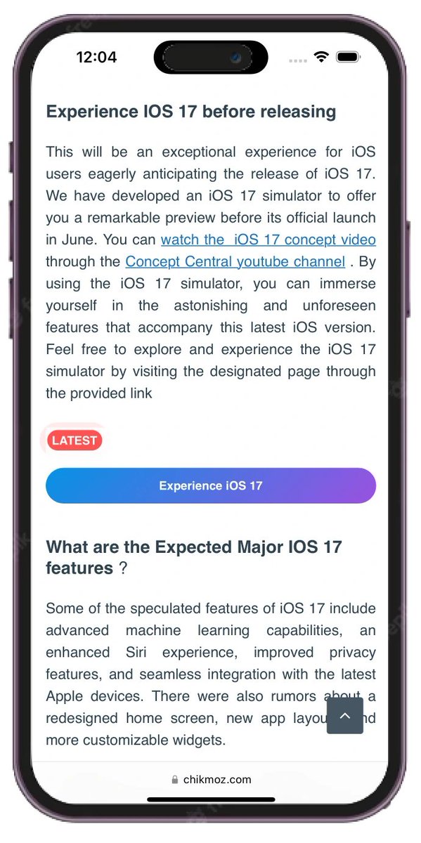 chik moz on Twitter: "iOS 17 Simulator - Beta on any iPhone https ...