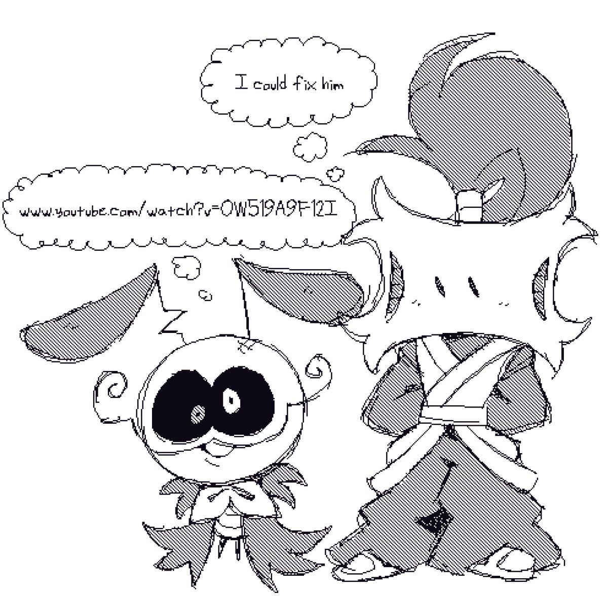 「Very quick OC doodle 」square 🍉の漫画