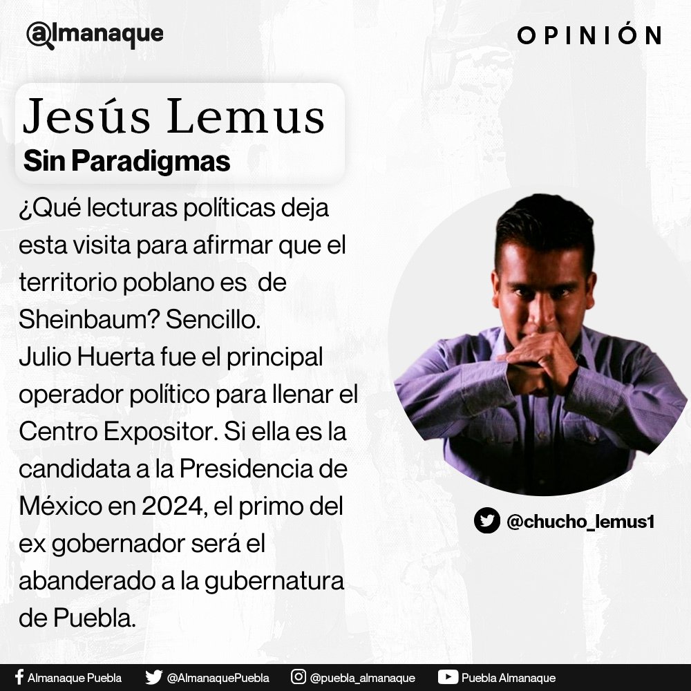 Almanaque Puebla On Twitter 馃徑 Sinparadigmas Sergio Salom贸n