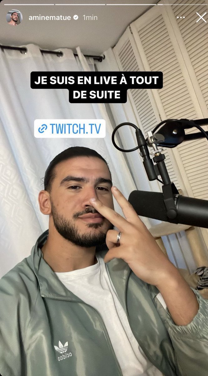 Aminematue TV 😞🌧 on Twitter: "𝐓𝐚 𝐦𝐞𝐢𝐥𝐥𝐞𝐮𝐫𝐞 𝐧𝐨𝐭𝐢𝐟 𝐝𝐞 𝐥𝐚 𝐣𝐨𝐮𝐫𝐧𝐞́𝐞 ! Amine est en stream LET’S GO 🔥 ...